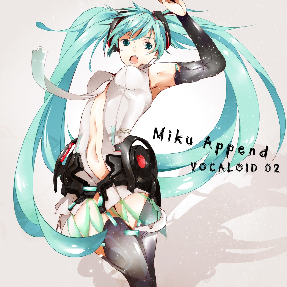 hatsuko vocaloid vocaloid append hatsune miku miku append thighhighs | #134057 | yande.re